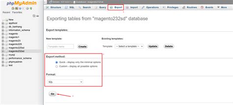 Hướng Dẫn Export Database Mysql Tạo File Backup Database Mysql