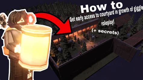 roblox gogrp how to get early access to courtyard quick easy