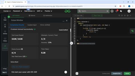 100daysofcode Dsa Codingjourney C Geeksforgeeks Learningeveryday Linkedincodingcommunity