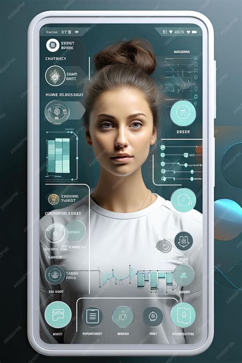 Premium Ai Image Healthcare App Ui Mockup Generate A Userfriendly Ui Mockup For A Healthcare