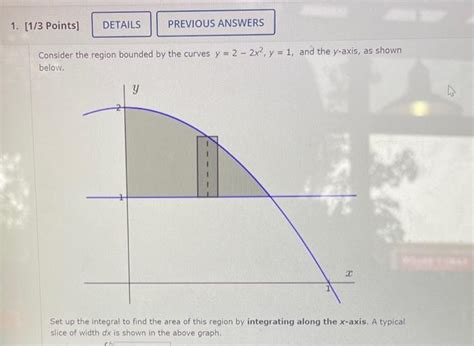 Solved Consider The Region Bounded By The Curves