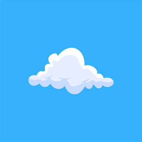 D Clouds Flat Vector Icon Illustration Vector Art At Vecteezy