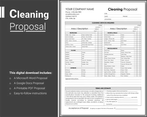 Office Cleaning Estimate Template At Edward Calvo Blog