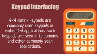 Keypad Interfacing PDF
