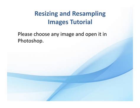 Pdf Resizingandresampling Imagestutorial · Resizingvs