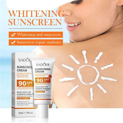 Sadoer Spf 90 Sunscreen For Face Whole Body Use Protector Solar Uv