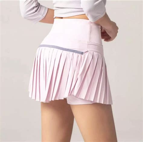 Womens Pleated Tennis Skorts Womens Fashion Activewear On Carousell
