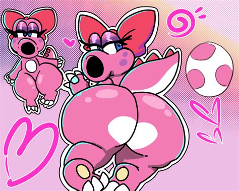 Rule 34 Anthro Ass Big Ass Birdo Claws Egg Feet Female Huge Ass Mario Series Nintendo Super