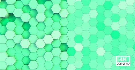 Hexagonal Background Mint Backgrounds Motion Graphics Ft 3d