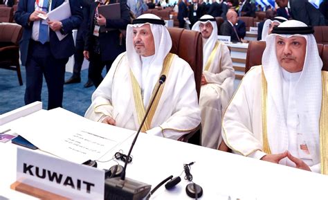 كونا ممثل سمو أمير البلاد وزير الخارجية يترأس وفد دولة الكويت بأعمال