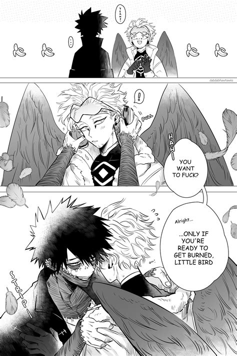 Pin By Кири On Boku No Here Academia Dabi X Hawks Comic Kiss Anime