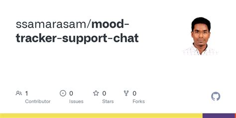 GitHub Ssamarasam Mood Tracker Support Chat