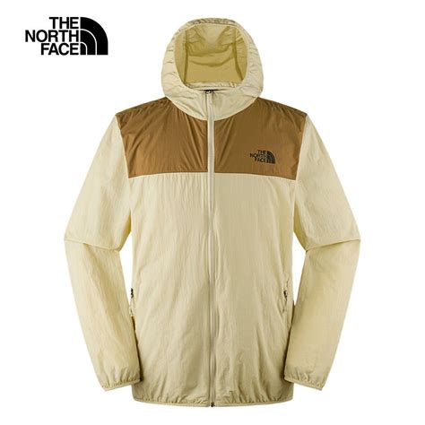 The North Face 北面 男款棕色防潑水防曬連帽外套8aus92q Pchome 24h購物