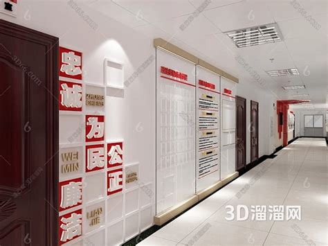 现代走廊3d模型