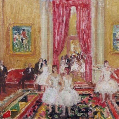 Ballerines au foyer de lOpéra by Jean Louis Marcel Cosson on artnet
