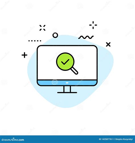 Check Mark Web Icons In Line Style Stamp Check List Verified Approval Accepted Vector