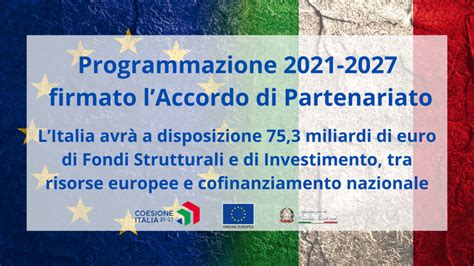 Accordo Di Partenariato Agenzia Per La Coesione Territoriale