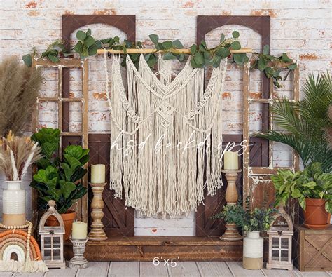 Boho Backdrop Photography For Birthday Photos Or Summer Mini Sessions