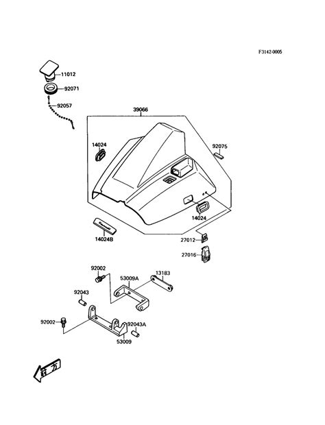 11012 3711 8c Cap Engine Kawasaki Yoshiparts