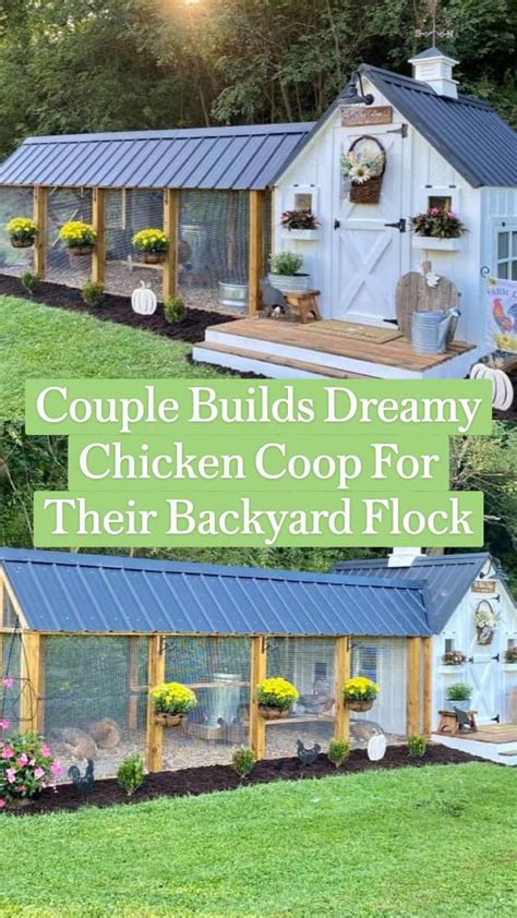 Couple Builds Dreamy Chicken Coop For Their Backyard Flock Artofit