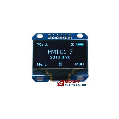 Modu Wy Wietlacz Oled X Bia Y Spi Arduino Klon K Zestawy Do Samodzielnego Monta U