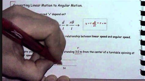 03 Relating Angular And Linear Quantities YouTube
