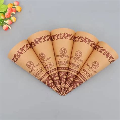 Custom Printed Paper Cones Packaging