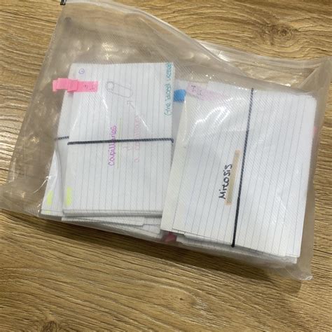 Gcse Biology Revision Flashcards Flashcards Depop