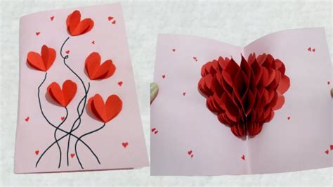 Cách Làm Thiệp Trái Tim Nhân Ngày 2010 Cực Đơn Giản Và Đẹp Diy Card Youtube