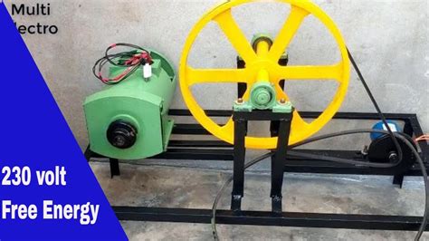 How To Make Free Energy Generator Self Running 230V With 5kw Alternator