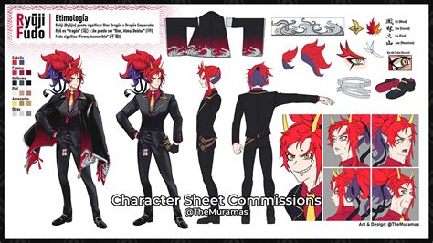 Character Reference Sheet By Ryuuji Fudo Ryuujifudo Vgen