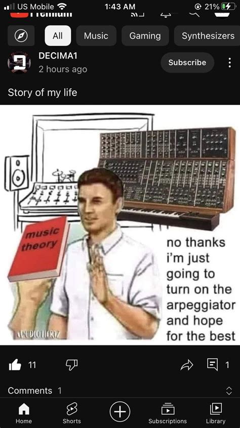 Cant Hear Theory Over The Analog Warmth R Synthesizercirclejerk