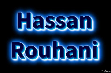 Hassan Rouhani Text Effect And Logo Design Celebrity