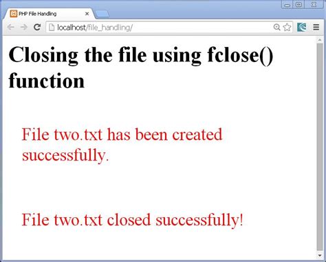 Php File Handling
