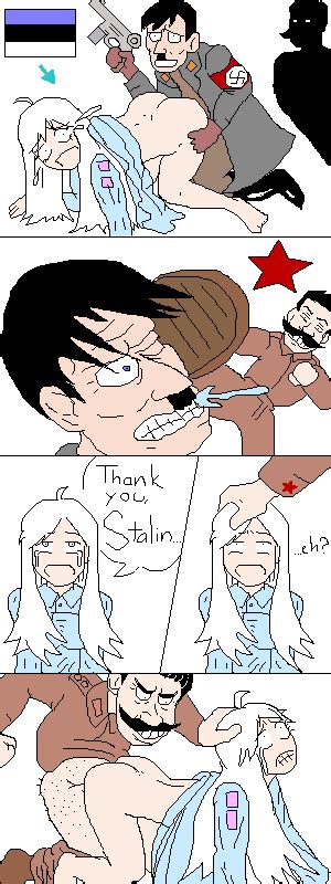 Post 149315 Adolfhitler Comic Communist Estonia History Josephstalin