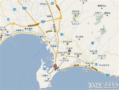 函馆地图 图片 艺龙旅游指南