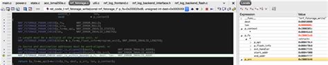 flashlog error nrf fstorage addr is within bounds p fs dest len