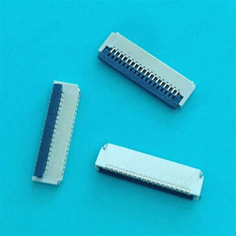 Pcs FPC Connector Pitch P Rear Flip Type LCD Screen Socket Gold Plated High Temperature