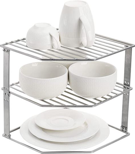 Buy Nicunom 3 Tier Corner Shelf Counter Organizer 9x9x9 Inch Kitchen