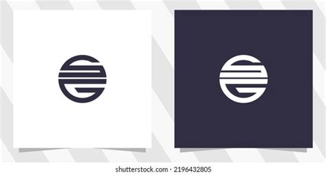 Letter Sg Gs Logo Design Stock Vector Royalty Free 2196432805