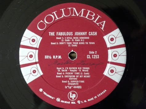Johnny Cash The Fabulous Johnny Cash 1958 Mono Vinyl Pursuit Inc
