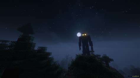 Мод на бигфута Horror Cryptid Sasquatch 1201 Моды для Minecraft