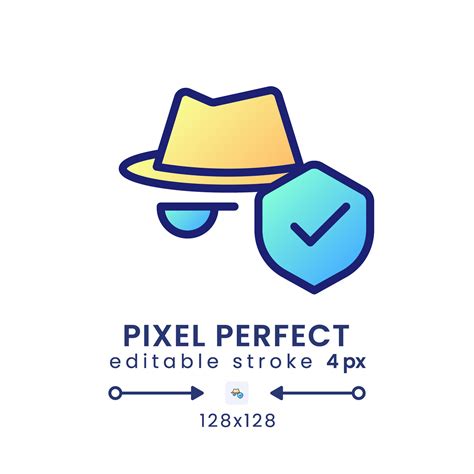 Virtual Private Network Gradient Fill Desktop Icon Online Privacy Encrypted Connection Pixel