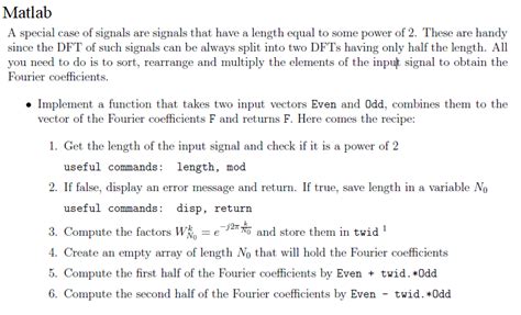 Matlab A Special Case Of Signals Are Signals That