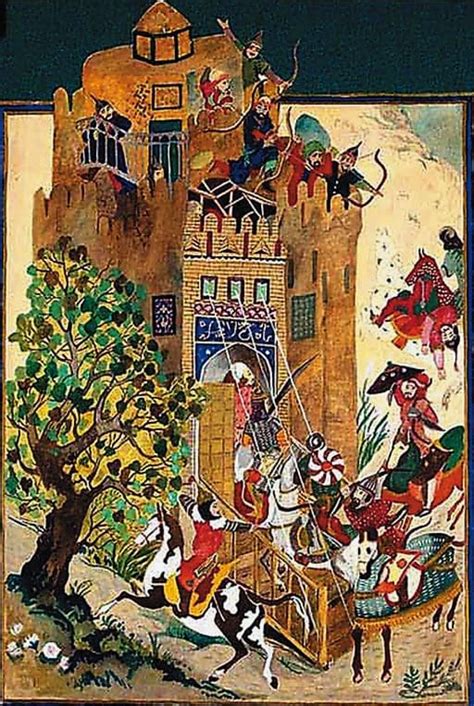 من جماليات المنمنمات الإسلامية الدقة بالرسم وصغر الحجم التصميم المرسال