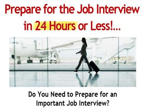 preparing for job interview questions