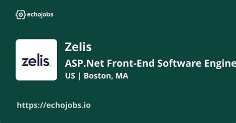 Zelis Is Hiring Aspnet Front End Software Engineer Us Boston Ma