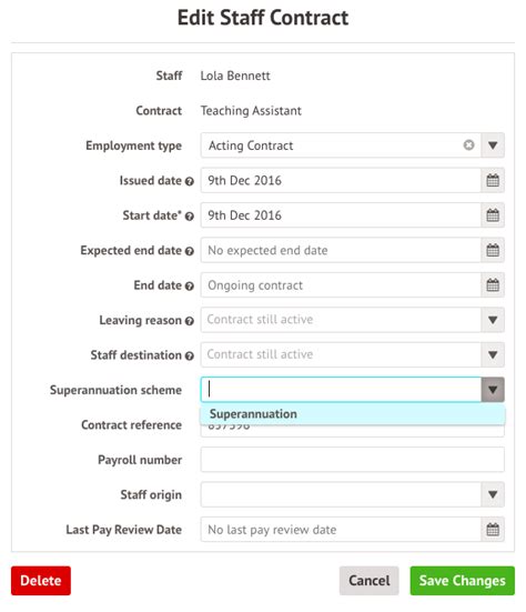 Superannuation Schemes Arbor Help Centre