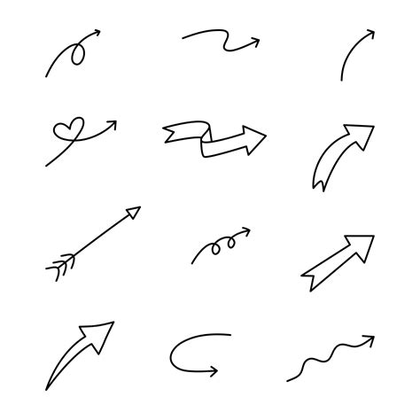 Pijl Clipart Vector Collectie Premium Vector