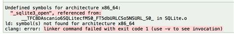 Ios How To Make Libsqlite3dylib Work In Swift In Xcode Project